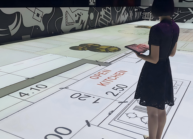 1:1 Scale Floor Projection System | DIFWOD